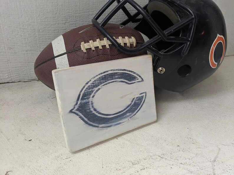 CHICAGO BEARS wood sign NFL wooden sign sports decor | Etsy