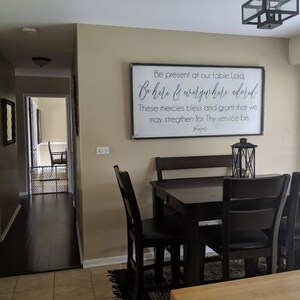 Dinner TABLE Prayer SIGN | Wood Sign | PRAYER | Dinning Room Decor ...