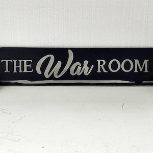 THE WAR ROOM Wooden Sign // Prayer Room // Faith Based Wood Sign ...