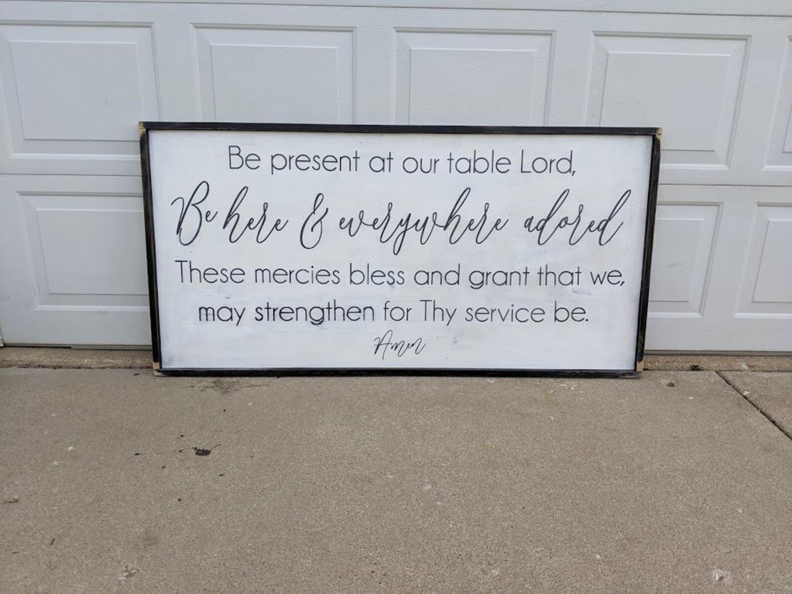 Dinner TABLE Prayer SIGN Wood Sign PRAYER Dinning Room - Etsy