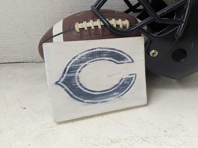 CHICAGO BEARS Wood Sign NFL Wooden Sign Sports Decor - Etsy