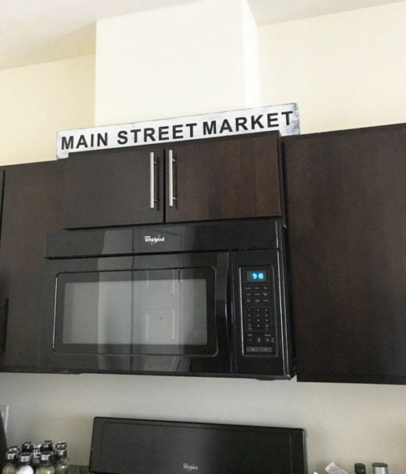 MAIN ST. MARKET Wood Sign / Kitchen Sign / Farmhouse Sign / | Etsy