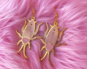 Cockroach Earrings - Etsy