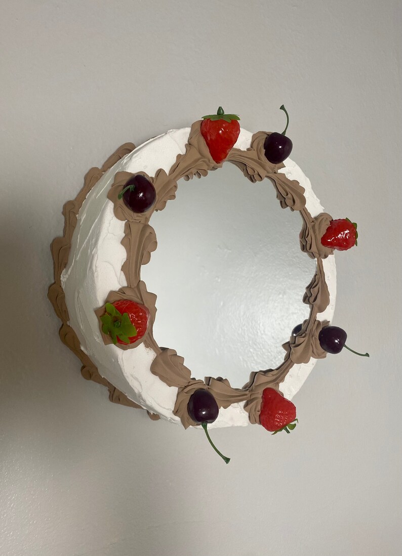 Large Fruity Fake Cake Wall Art Mirror Decor - Etsy