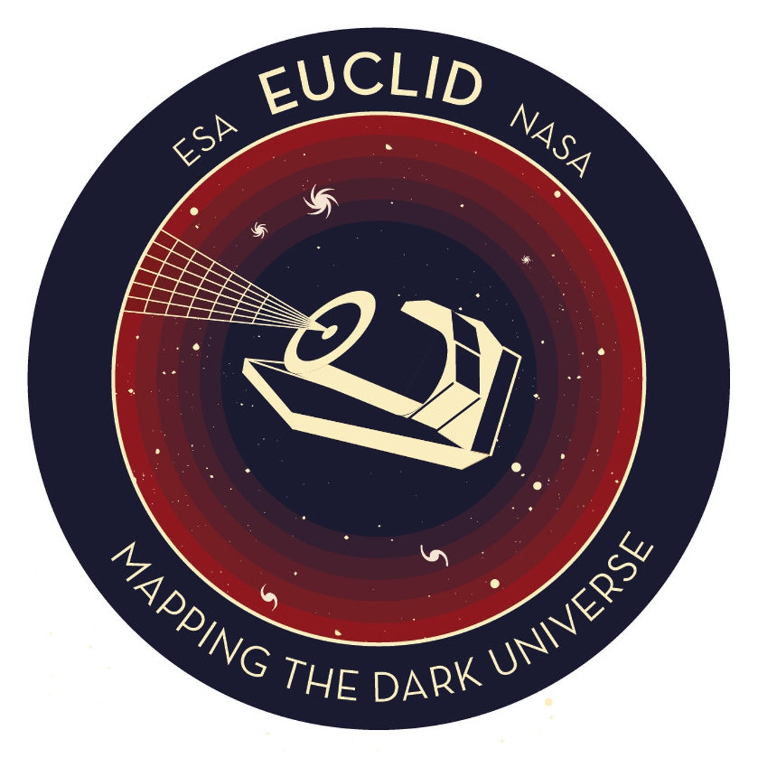 EUCLID Space Mission Vinyl Sticker: NASA Inspired Patch Style Sticker ...