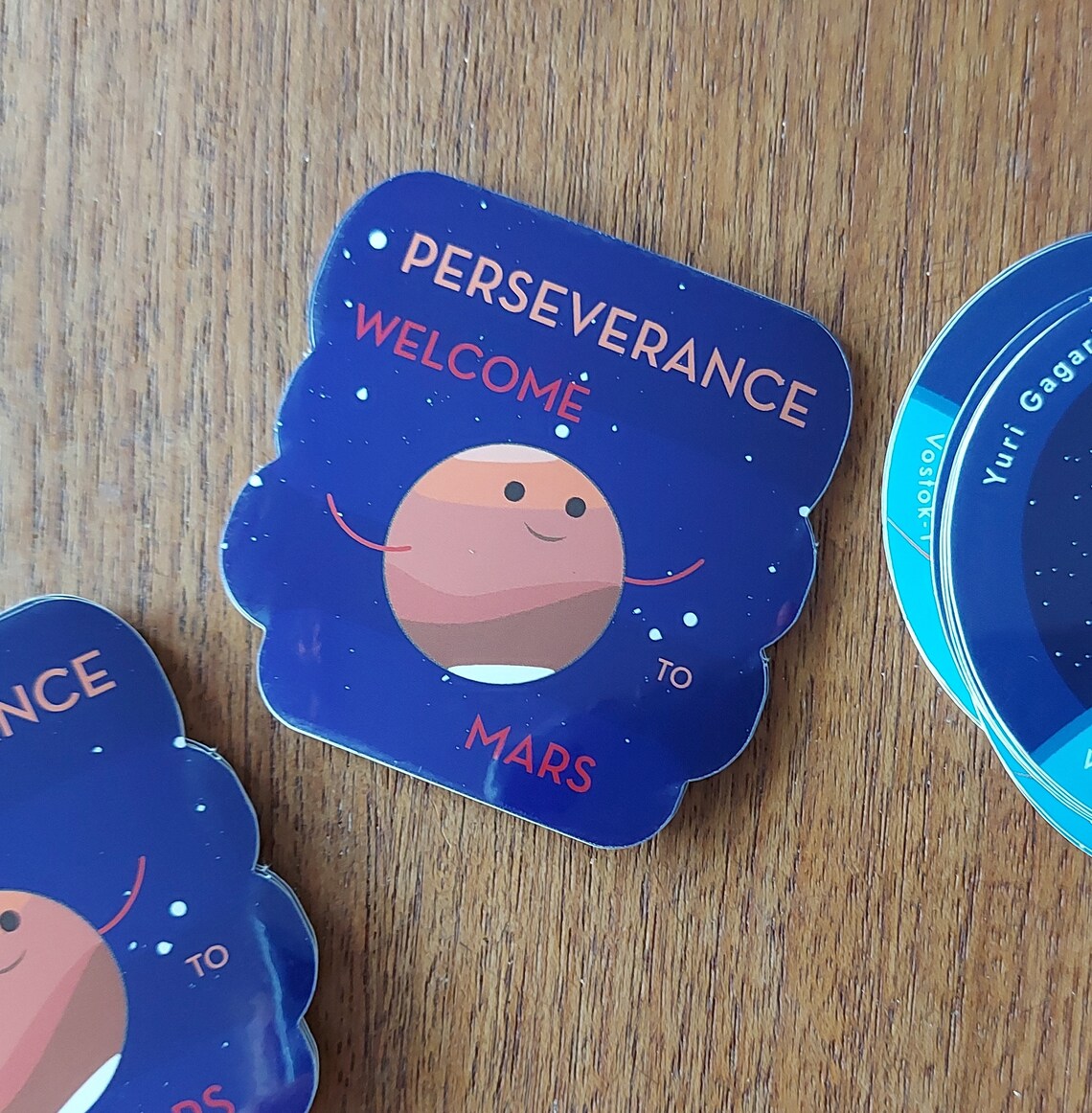 Mars Perseverance Cute, Vinyl Stickers - Etsy