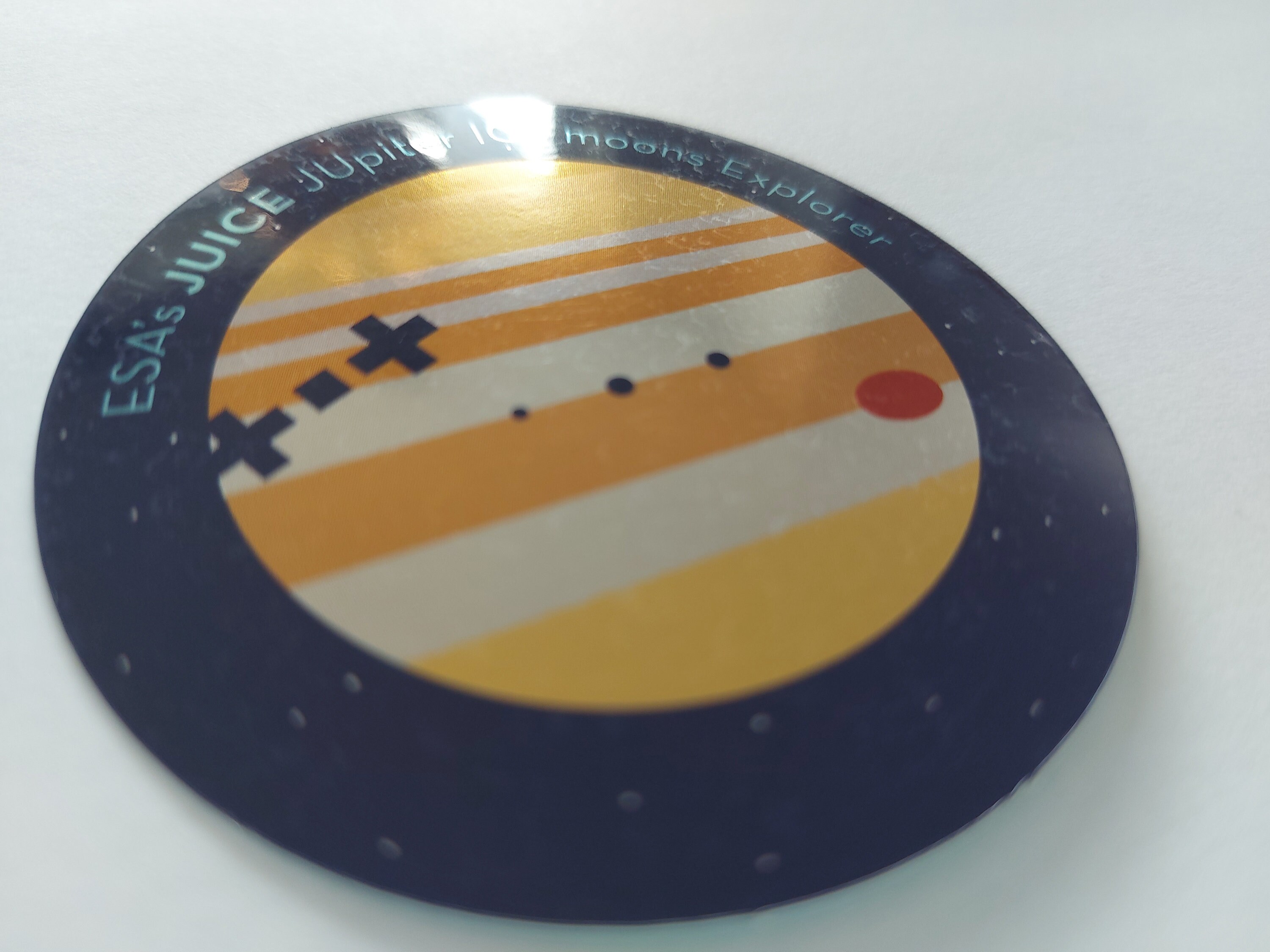 Sticker JUICE Jupiter Icy Moons Explorer, Vinyl Sticker, Reimagined ...