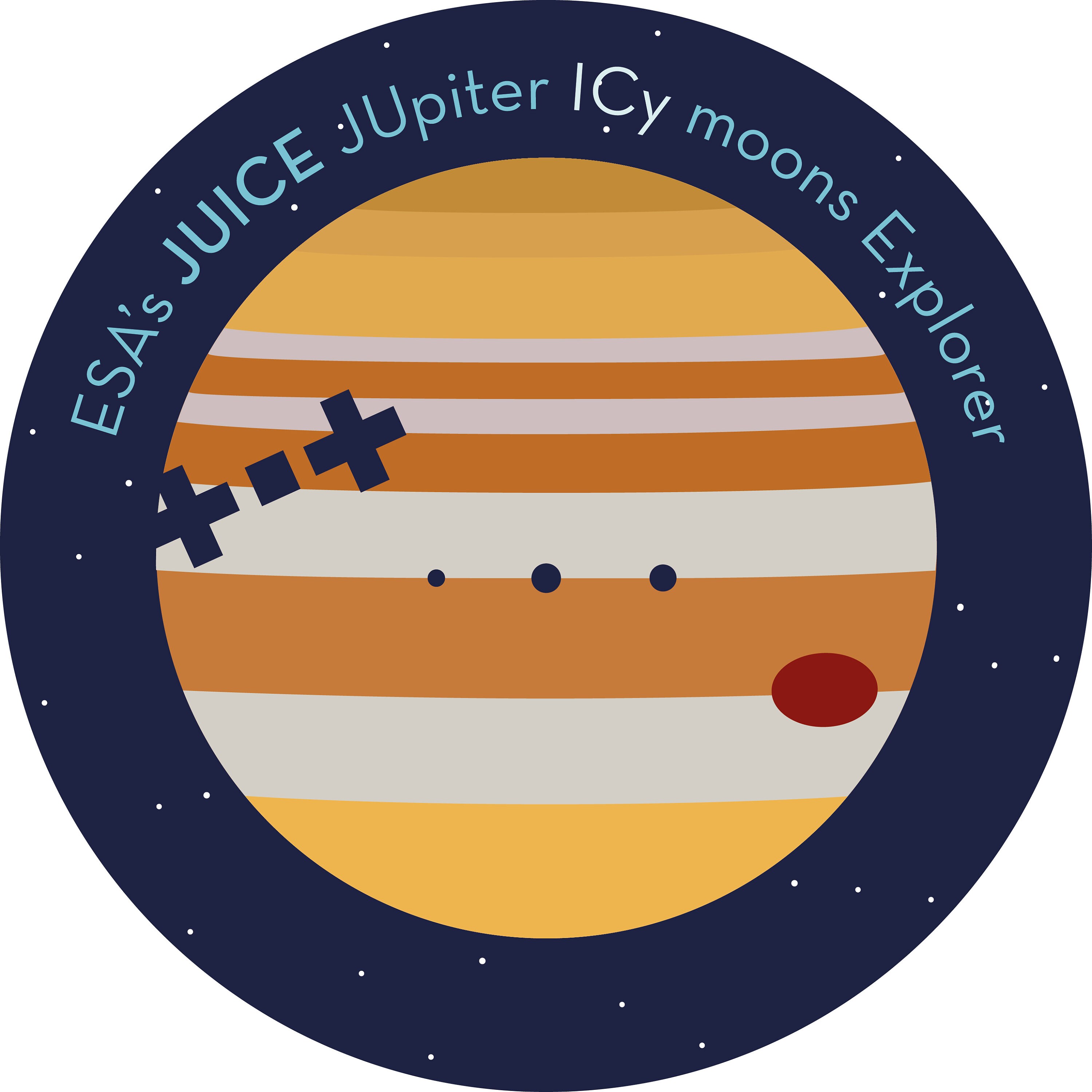 Sticker JUICE Jupiter Icy Moons Explorer, Vinyl Sticker, Reimagined ...