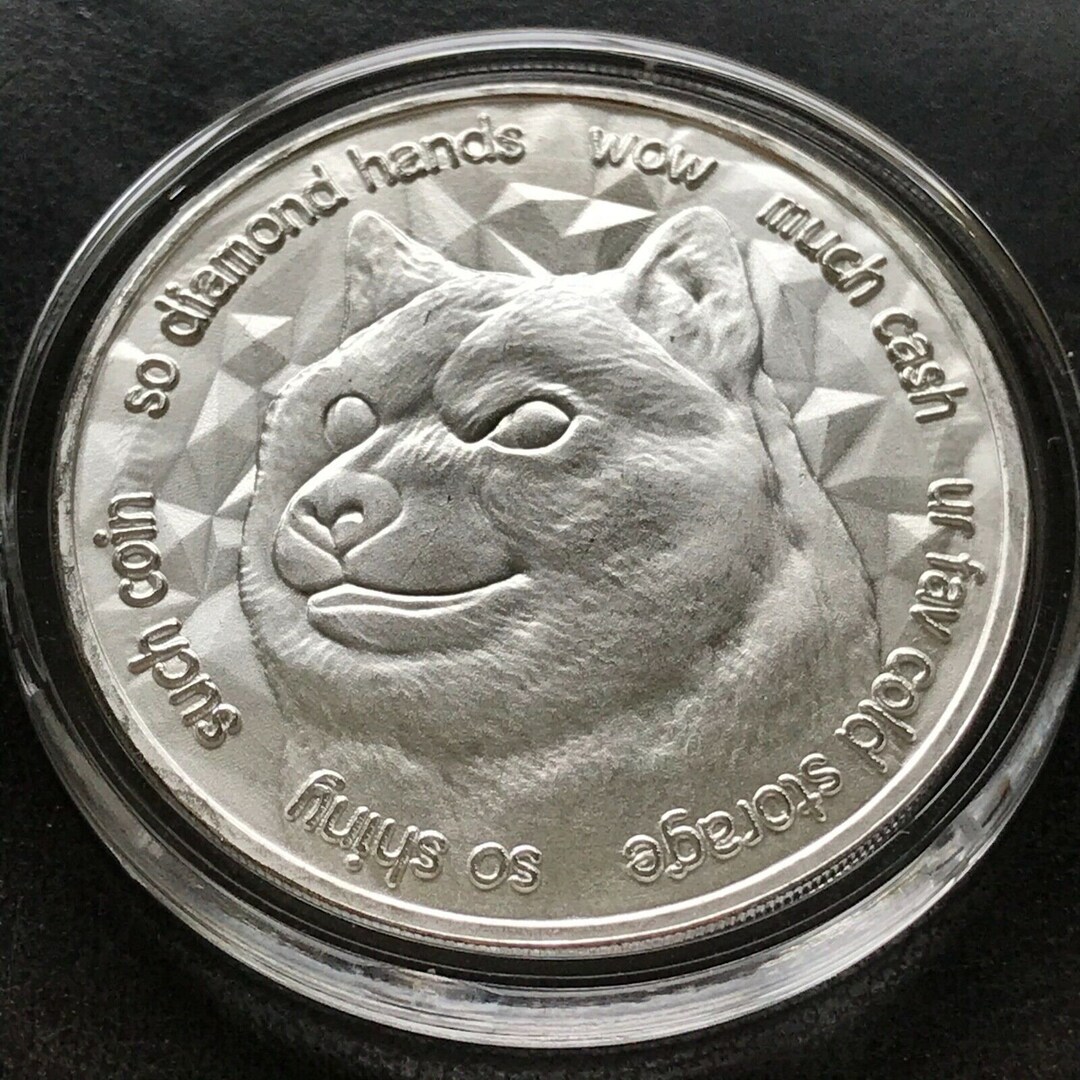 2021 Dogecoin 1 Oz .999 Fine Silver Commemorative BTC Limited - Etsy