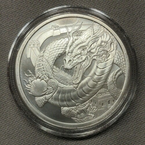 The Chinese Dragon 1 Oz Copper Round World of Dragons Series | Etsy