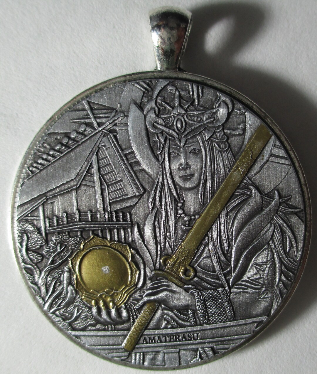 AMATERASU, the Goddess of the Sun and the Universe, Ultra High Relief ...