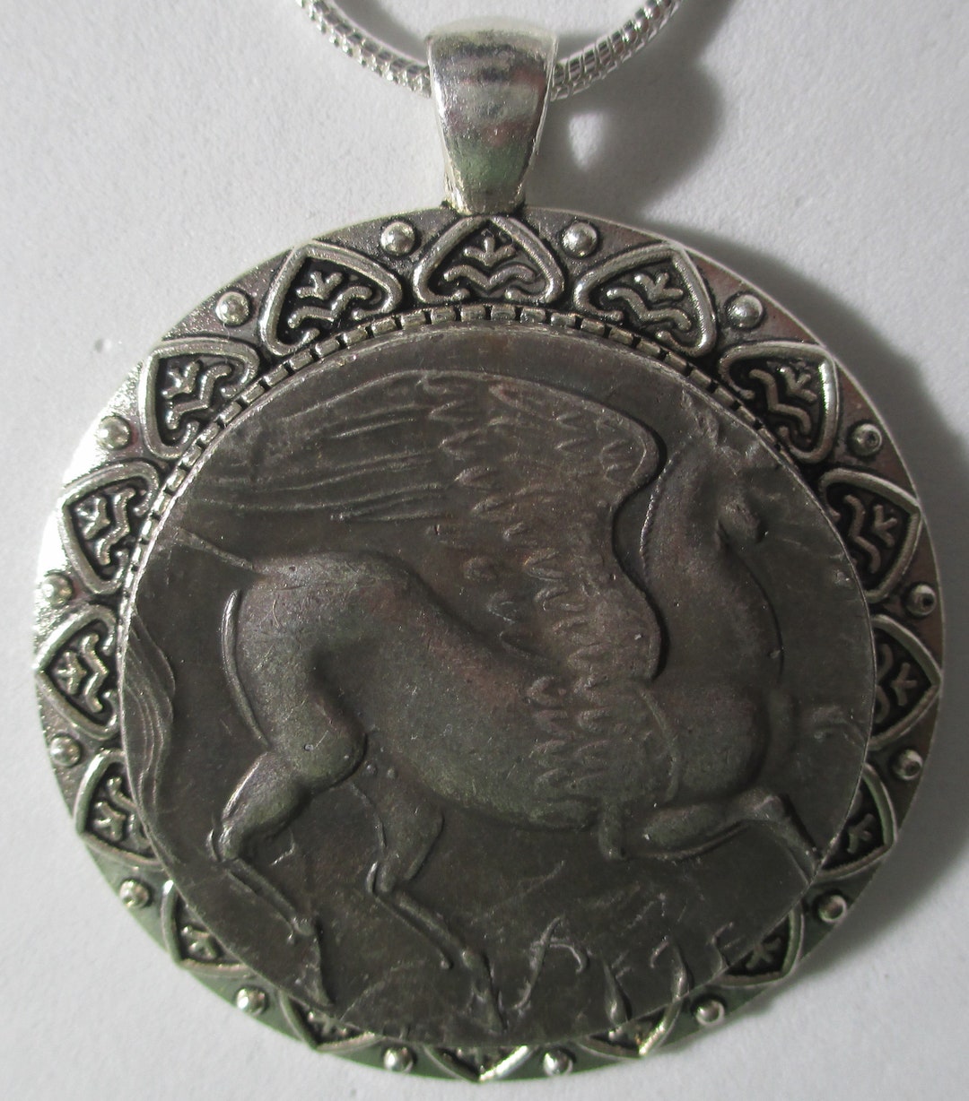 Very High Relief Great Goddess of Carthage, Sky Goddess Flying Pegasus ...