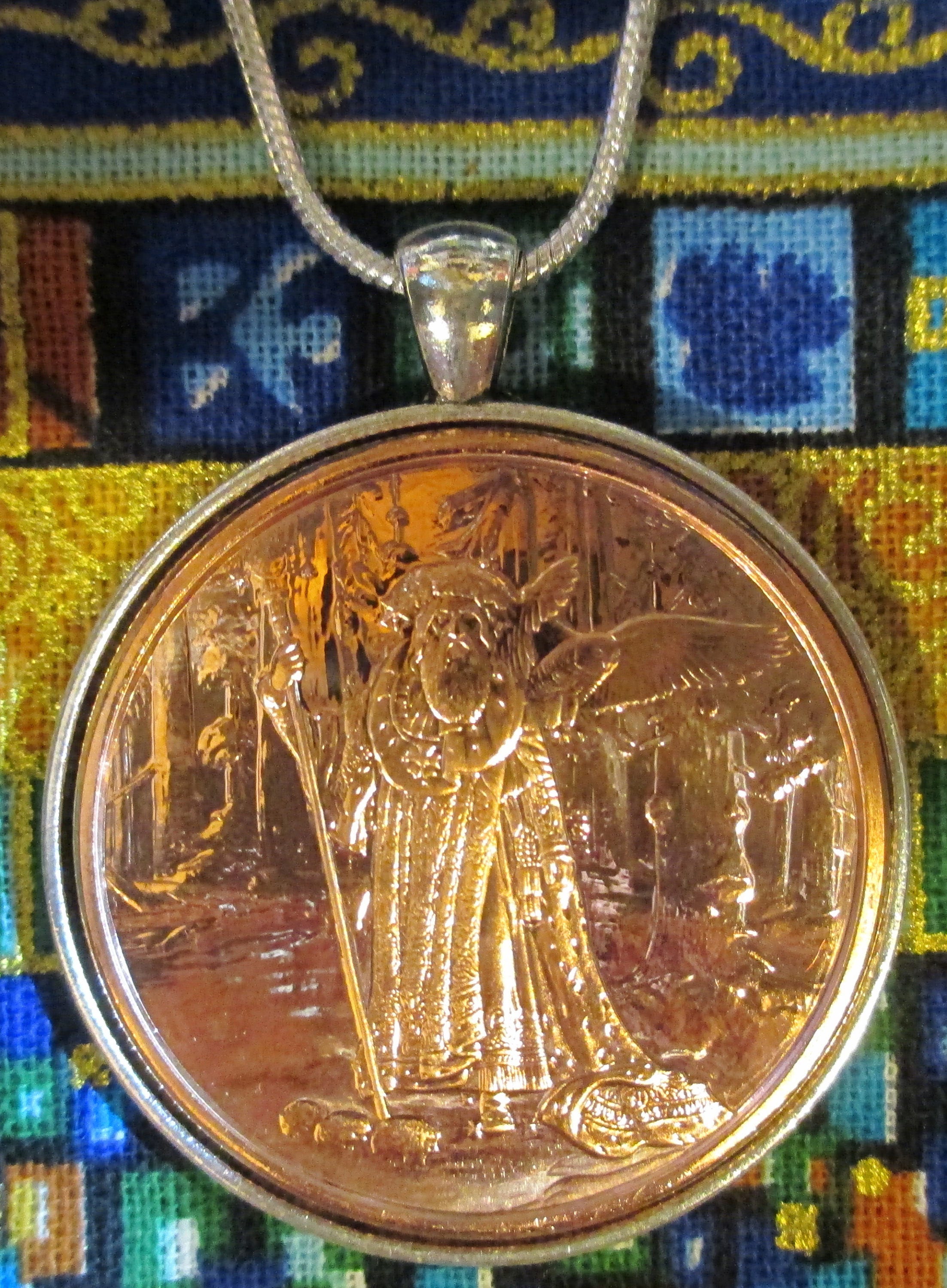 Celtic Lore: Merlin the Welsh wizard 24 Inch Sterling Silver | Etsy