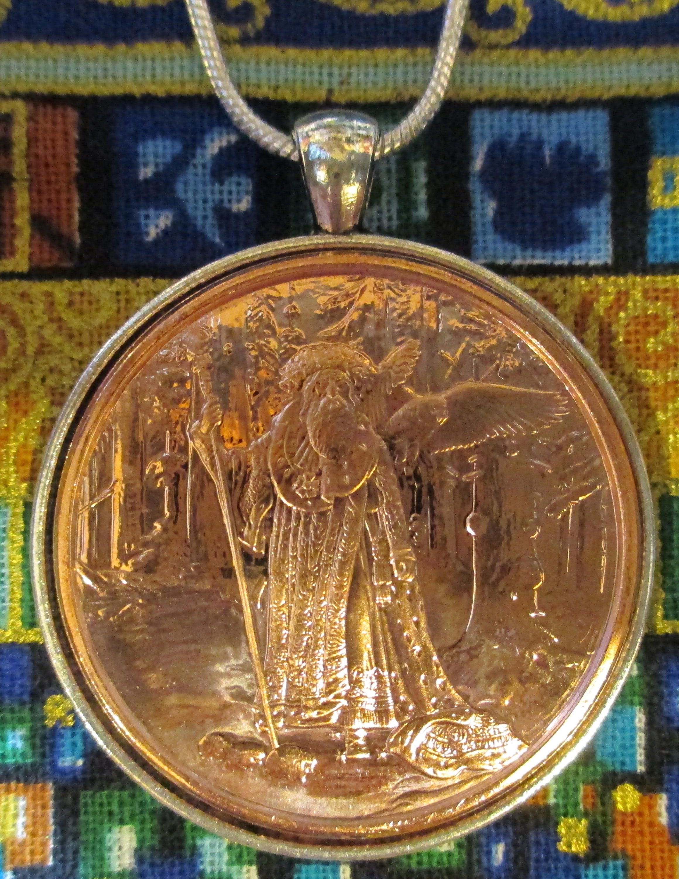 Celtic Lore: Merlin the Welsh wizard 24 Inch Sterling Silver | Etsy