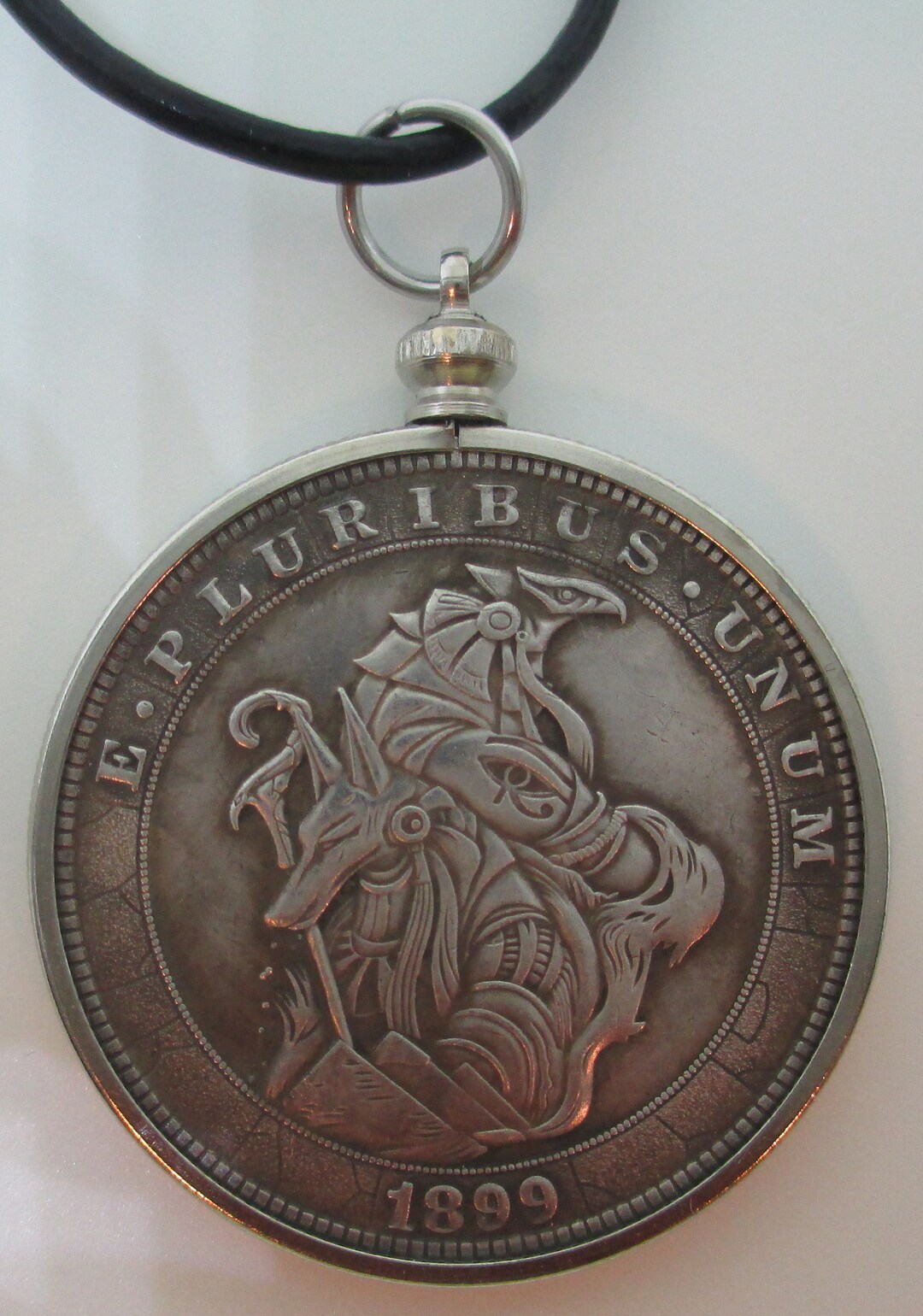 Morgan 1899 Silver Dollar Fantasy Hobo Nickel Egyptian PYRAMID PHARAOH ...