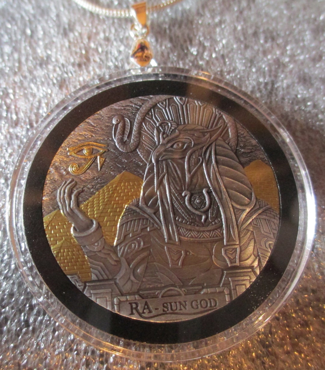 Hobo Coin RA the SUN Egyptian God Eagle Head Coin/pendant (air Tight ...