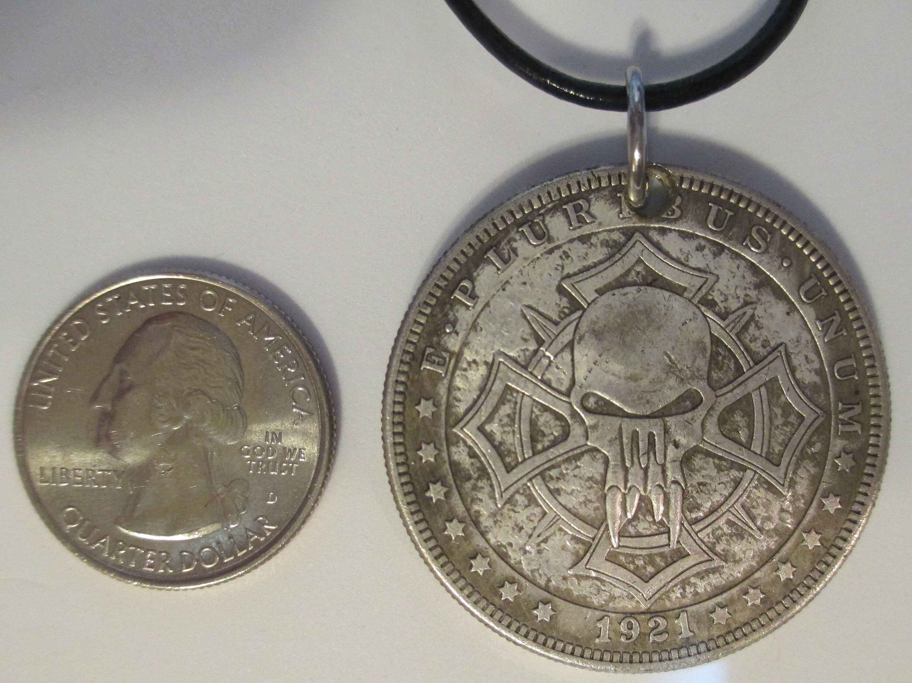 1921 Morgan Dollar Skull Zombie Skeleton Fantasy Coin 24 - Etsy