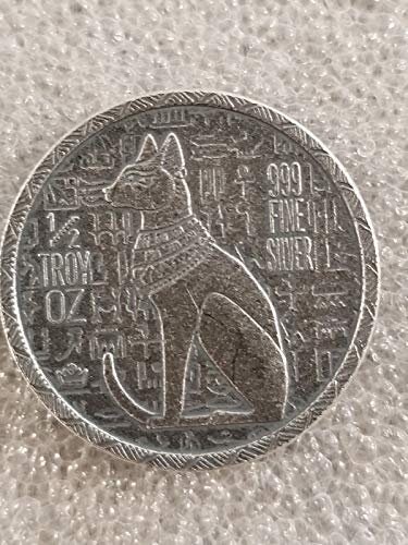 Egyptian Cat Goddess Bastet 1/2 Oz Silver Ultra High Relief | Etsy