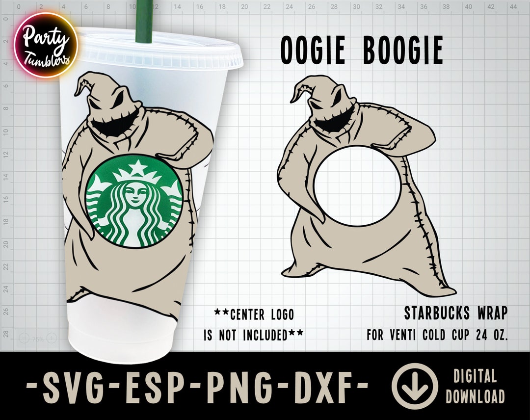 Oogie Boogie Cold Cup Svg ,jack Halloween Svg, Spooky Season Venti Cold ...