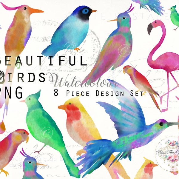 Hand Painted Collage Sheets - Etsy