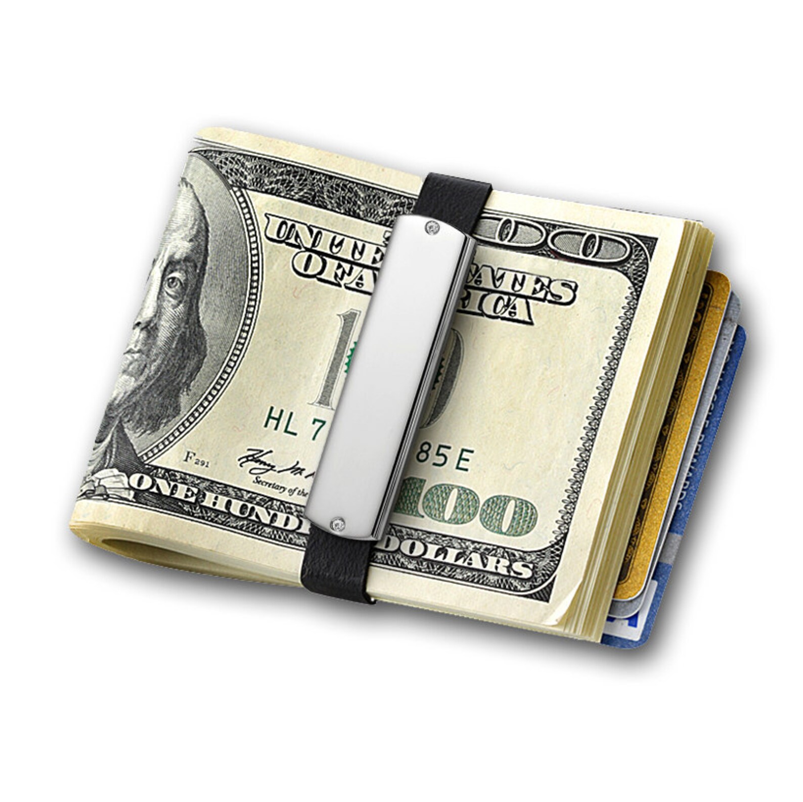 Lux Stainless Steel Elastic Money Band With 2 Cz's FREE - Etsy