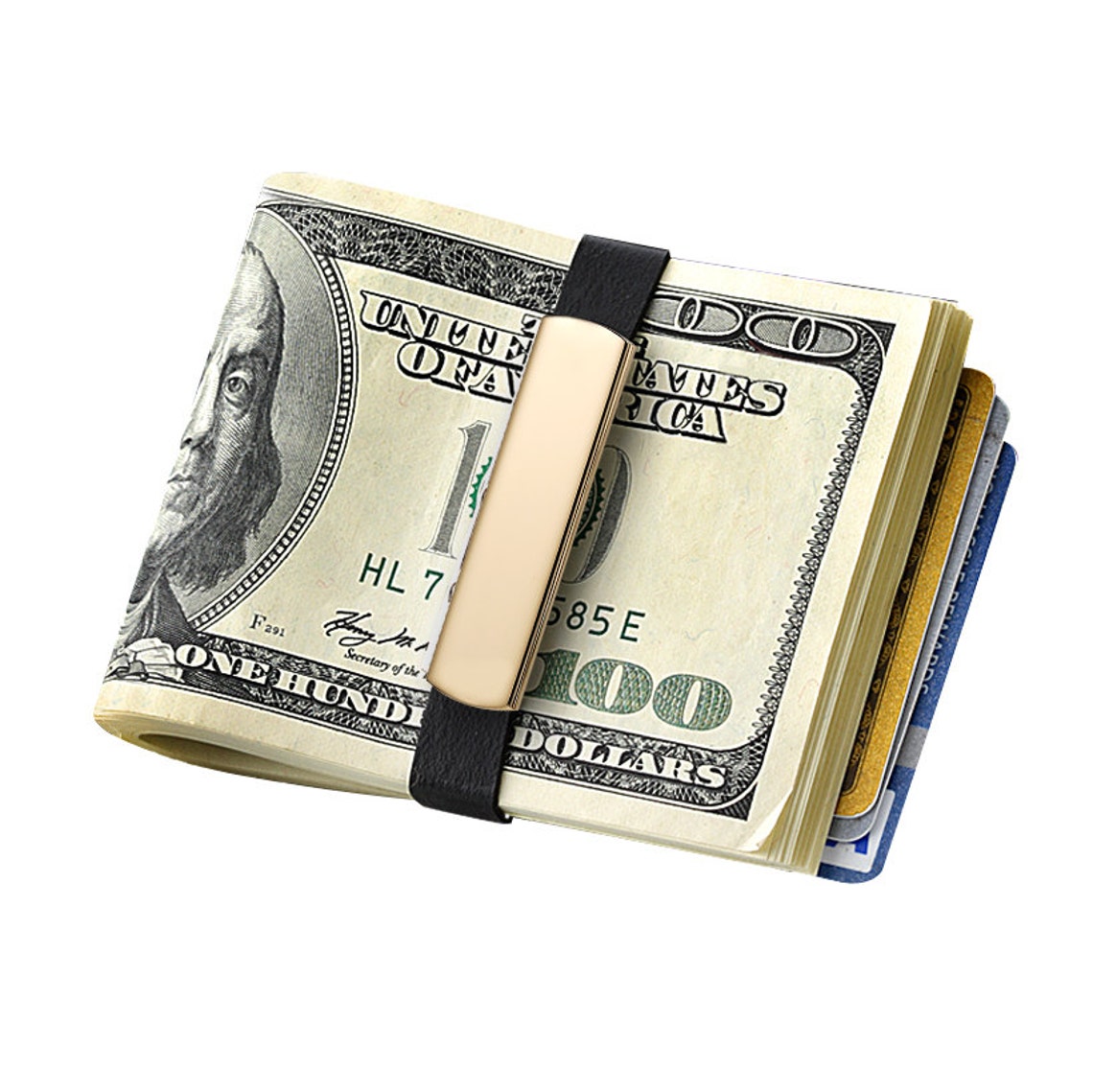 Money Band - Lux Medium Stainless Steel Elastic With FREE Engraving - Etsy