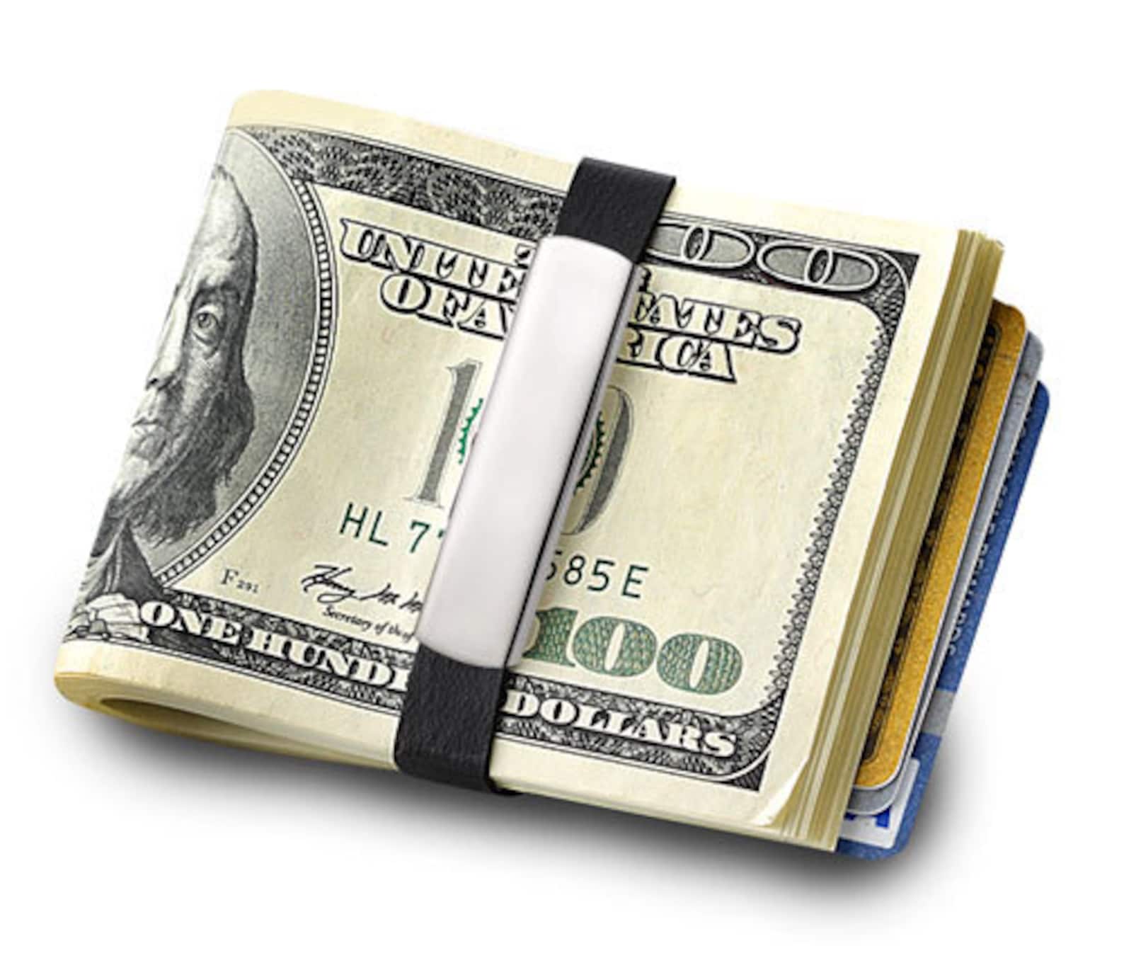 Money Band - Lux Medium Stainless Steel Elastic With FREE Engraving - Etsy