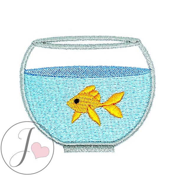 Fish Bowl Embroidery - Etsy