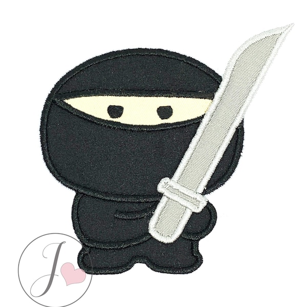 Ninja Applique - Etsy