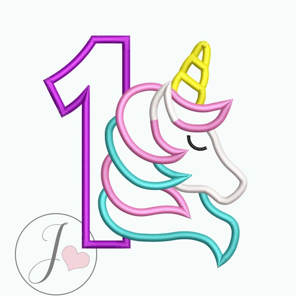 Unicorn Applique - Etsy