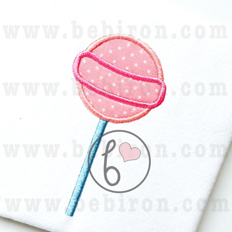 Lollipop Applique Design Machine Embroidery Pattern Instant | Etsy