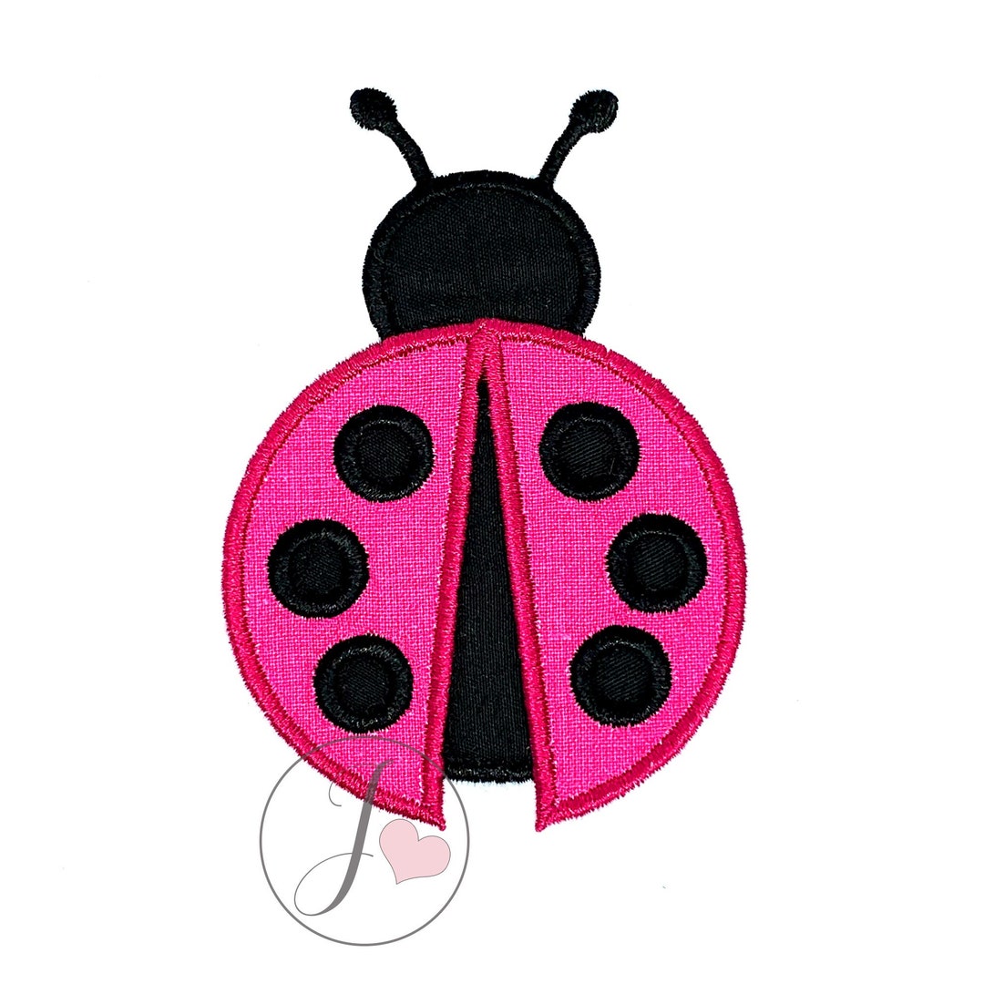 Ladybug Applique Designs, Machine Applique Designs - Etsy