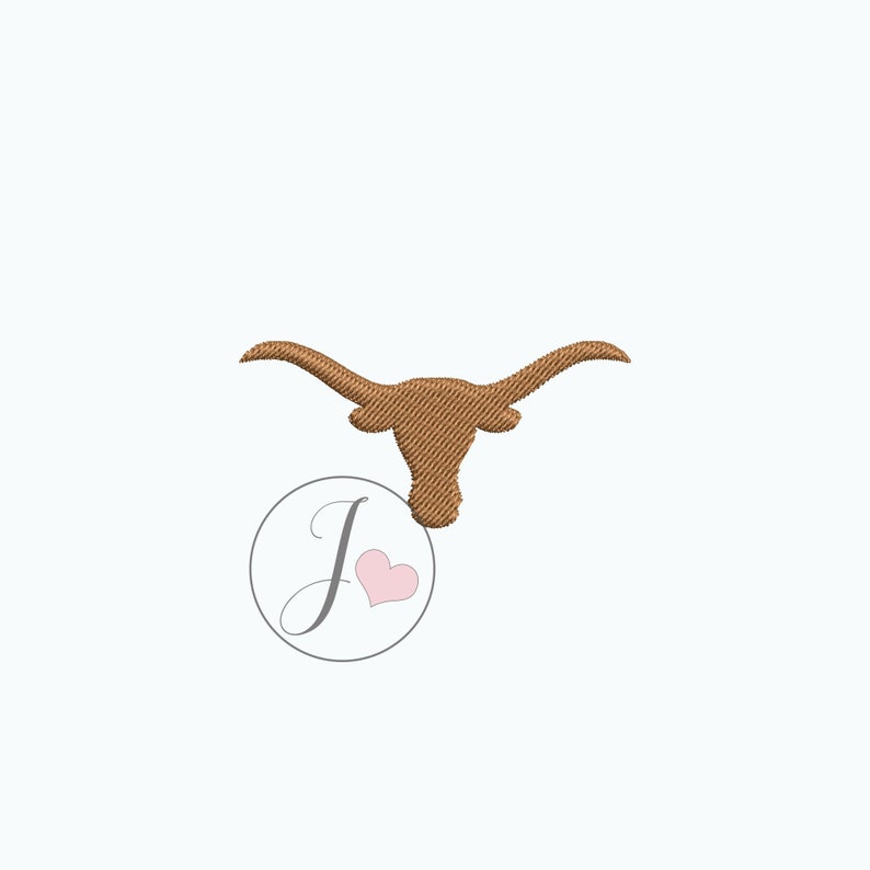 Longhorn Embroidery Design Machine Embroidery Designs - Etsy