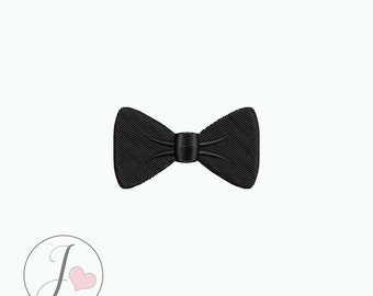 Bow Tie Applique Machine Embroidery Design - Etsy