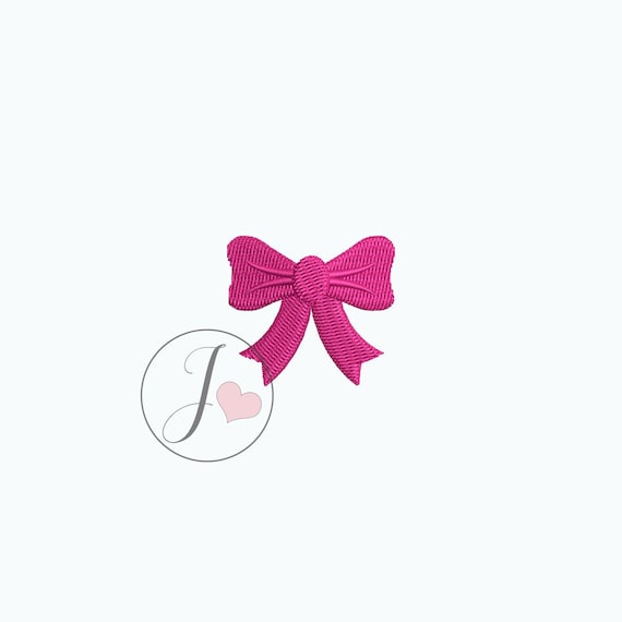 Bow Embroidery Design Machine Embroidery Designs | Etsy