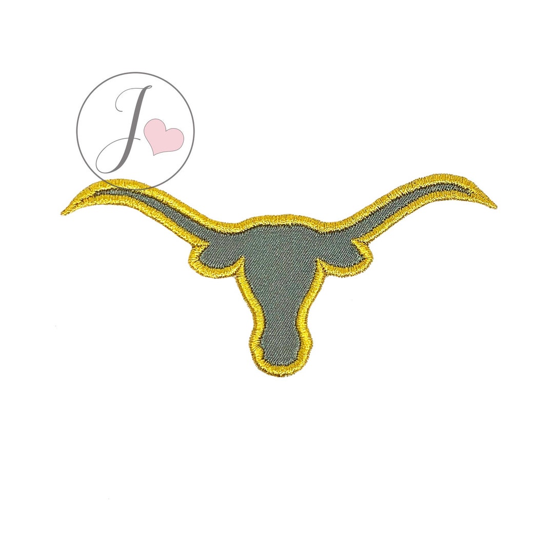 Longhorn Applique Design, Machine Applique Designs - Etsy