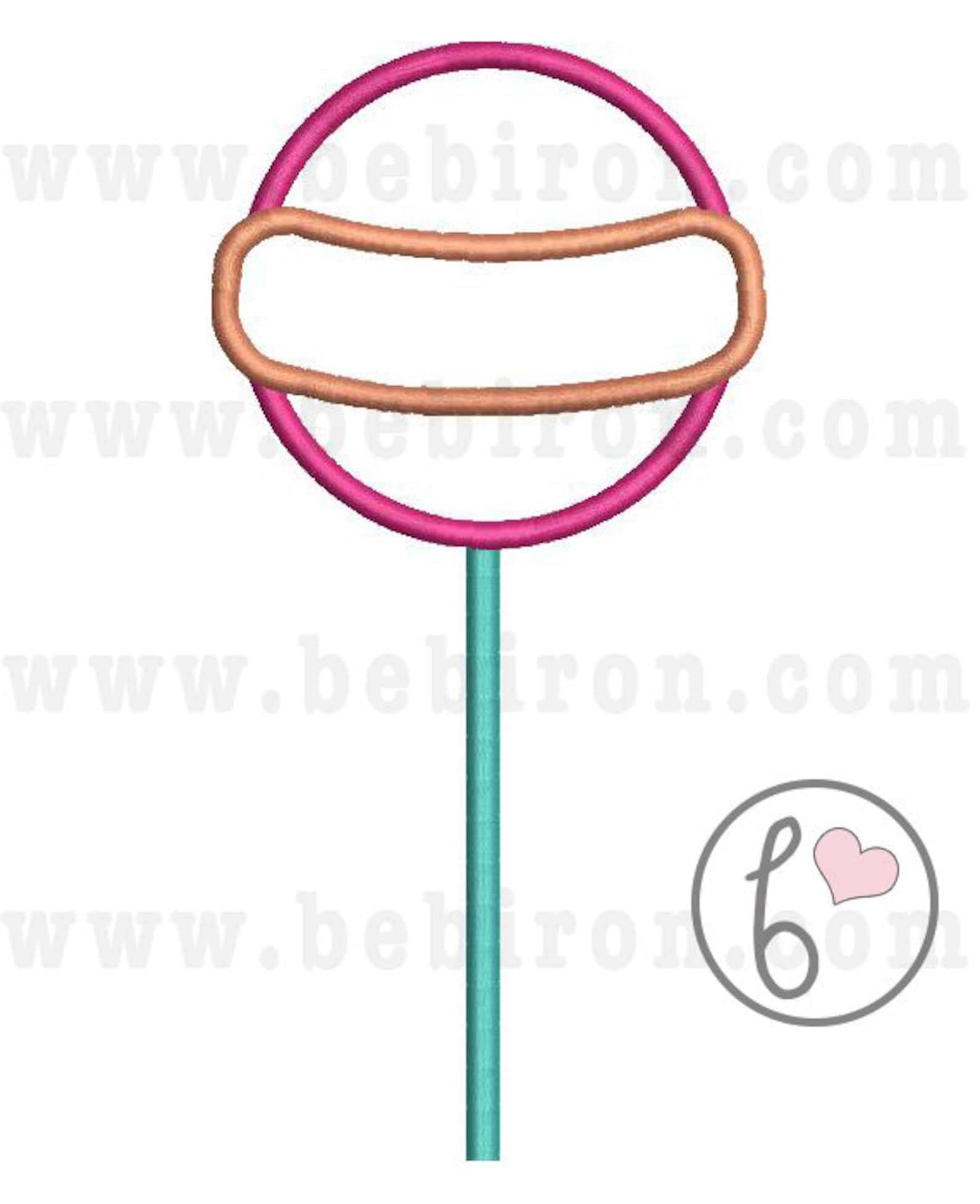 Lollipop Applique Design Machine Embroidery Pattern Instant - Etsy