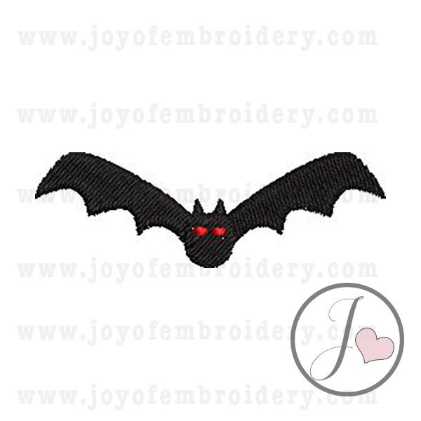 Mini Bat Embroidery Design Bat Machine Embroidery Pattern | Etsy