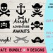 Pirate SVG Bundle, Pirate Cut Files, Skull SVG, Pirate Party SVG, Sword ...
