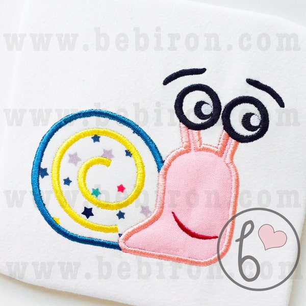 Snail Applique - Etsy