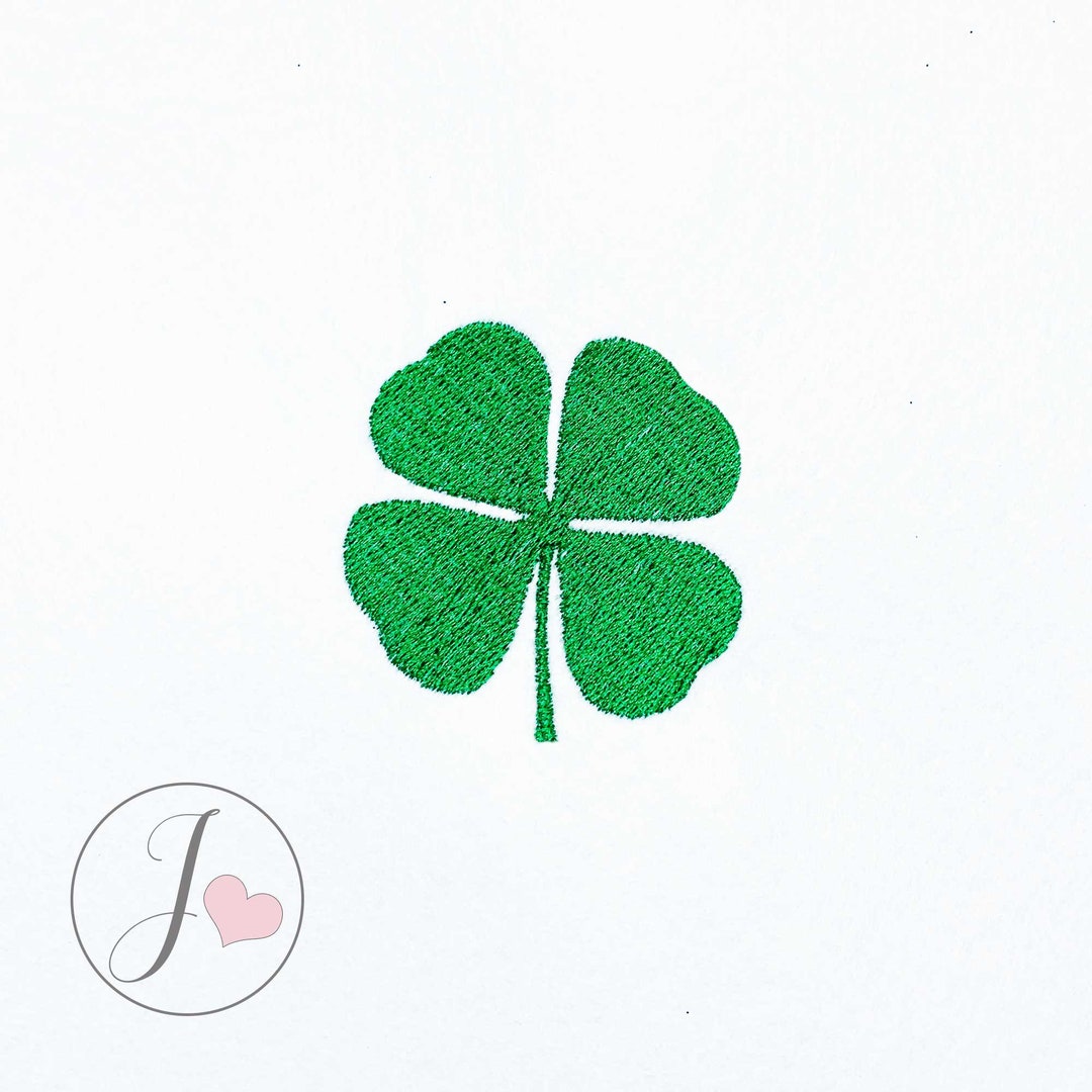 Four Leaf Clover Mini Embroidery Design, Clover Embroidery Designs - Etsy