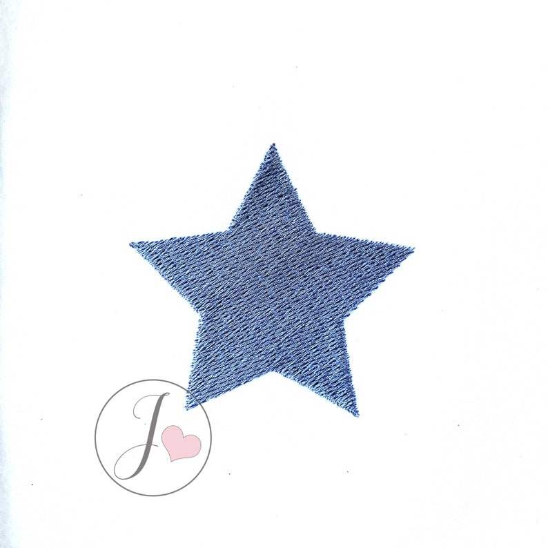 Simple Star Mini Embroidery Design Star Embroidery Designs | Etsy