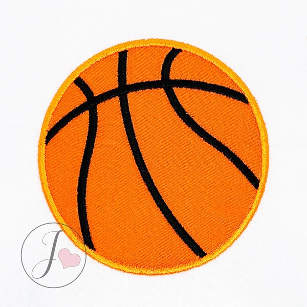Basketball Embroidery Design - Etsy