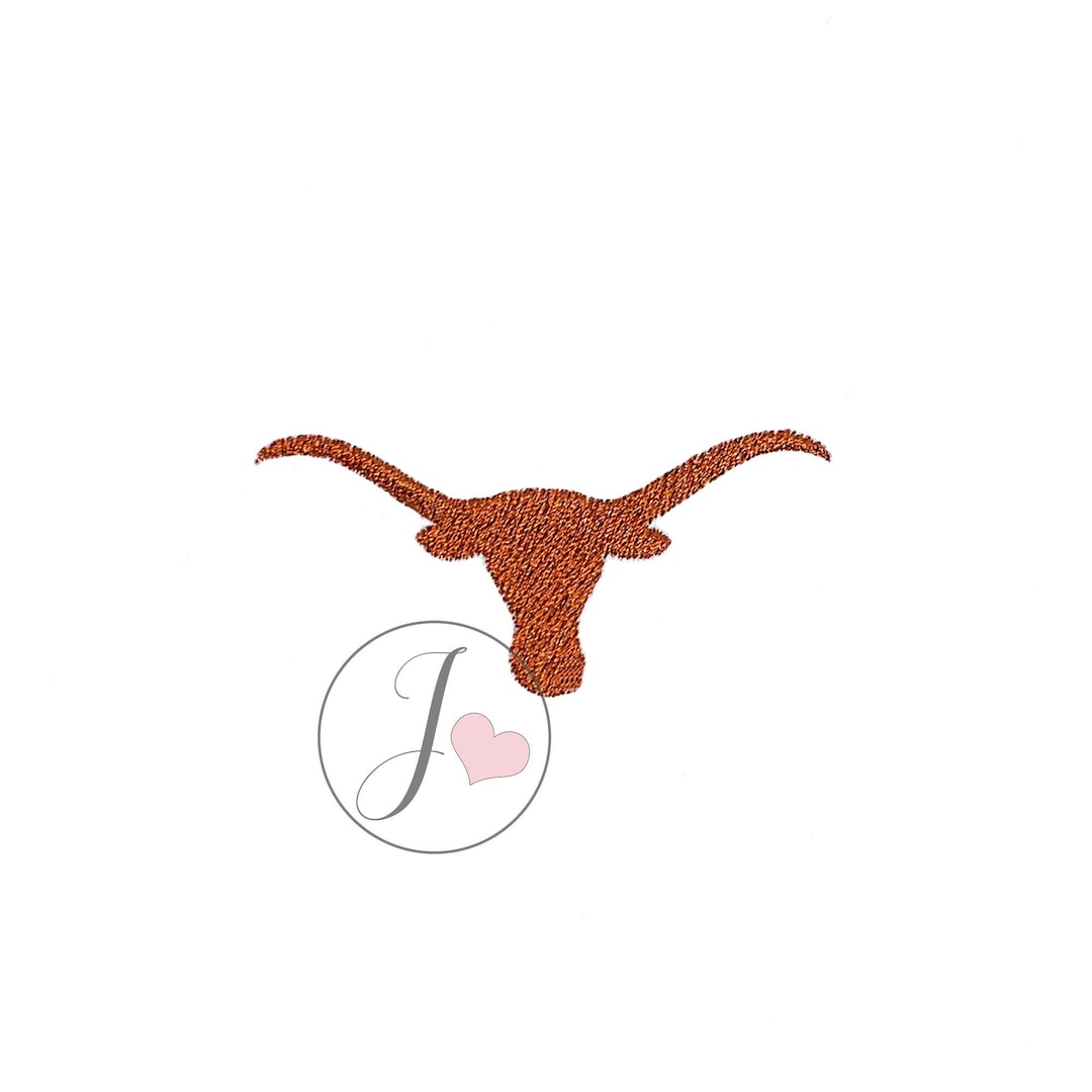 Longhorn Embroidery Design, Machine Embroidery Designs - Etsy