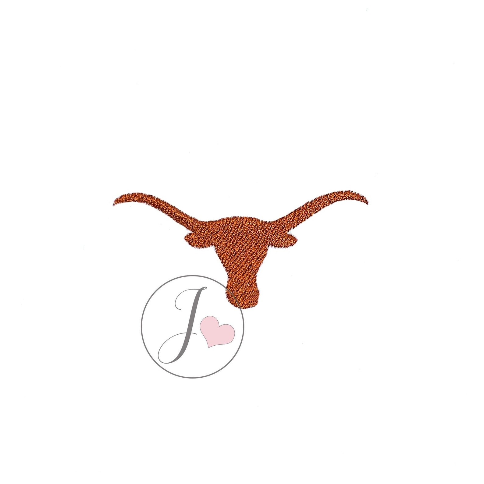 Longhorn Embroidery Design, Machine Embroidery Designs - Etsy