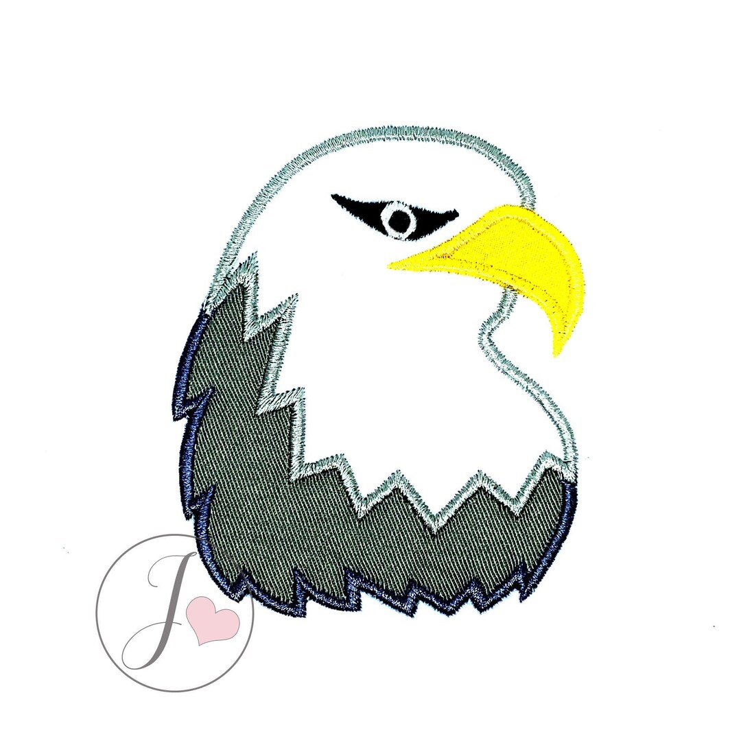 Eagle Head Applique Design, Eagle Applique Designs, Machine Applique ...