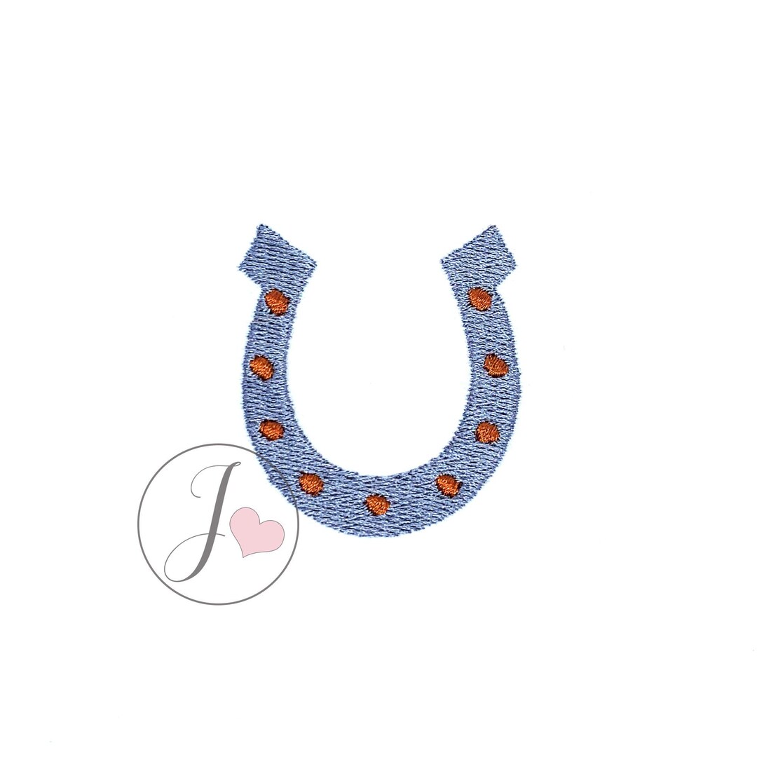 Horseshoe Embroidery Design, Machine Embroidery Designs - Etsy