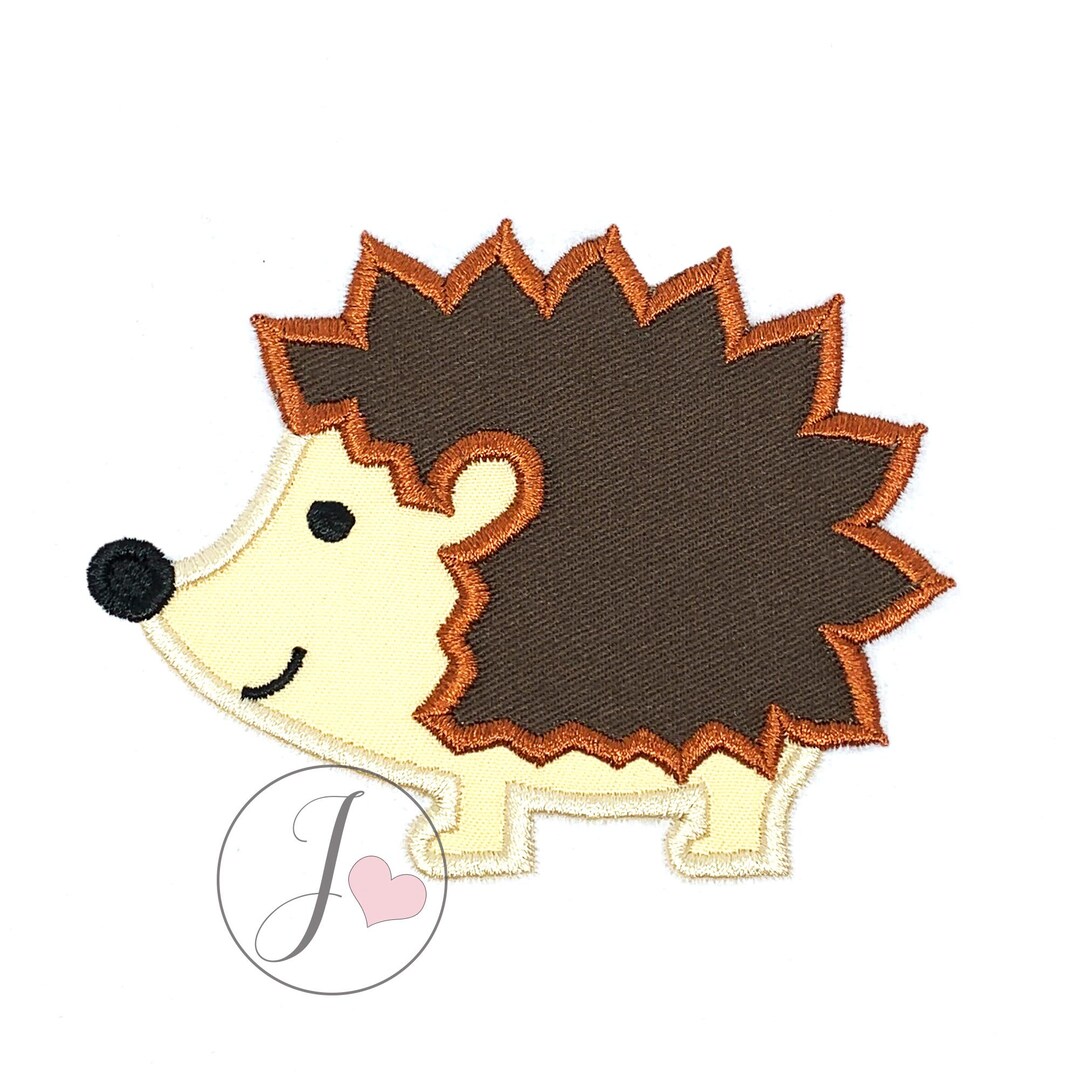 Hedgehog Applique Design, Machine Applique Designs - Etsy