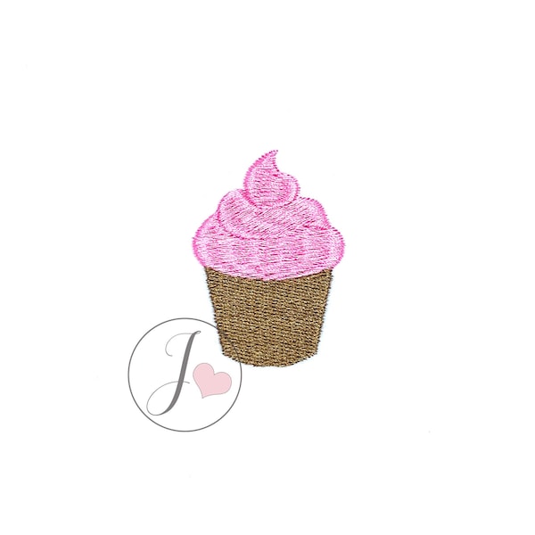 Cupcake Embroidery - Etsy