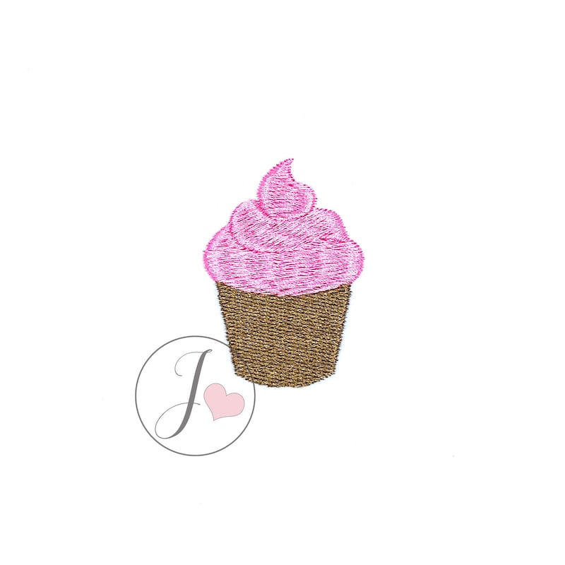 Cupcake Embroidery - Etsy